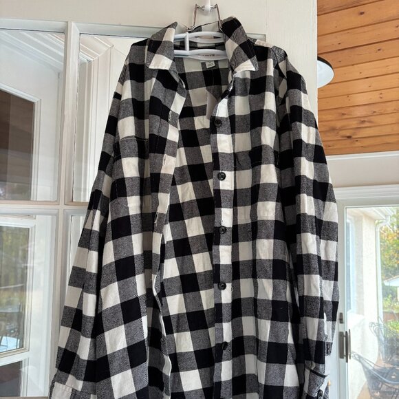 J. Crew Factory | Tops | J Crew Factory Buffalo Check Flannel Shirt ...